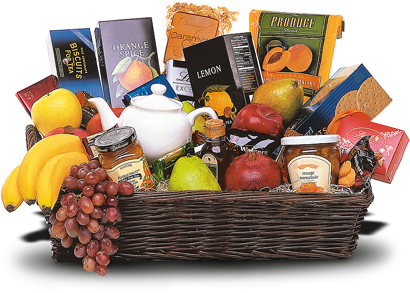 Grande Gourmet Fruit Basket arranged by a florist in Burr Ridge, IL ...